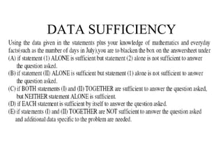 Ra01 data sufficiency | PPTX