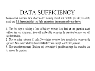 Ra01 data sufficiency | PPTX