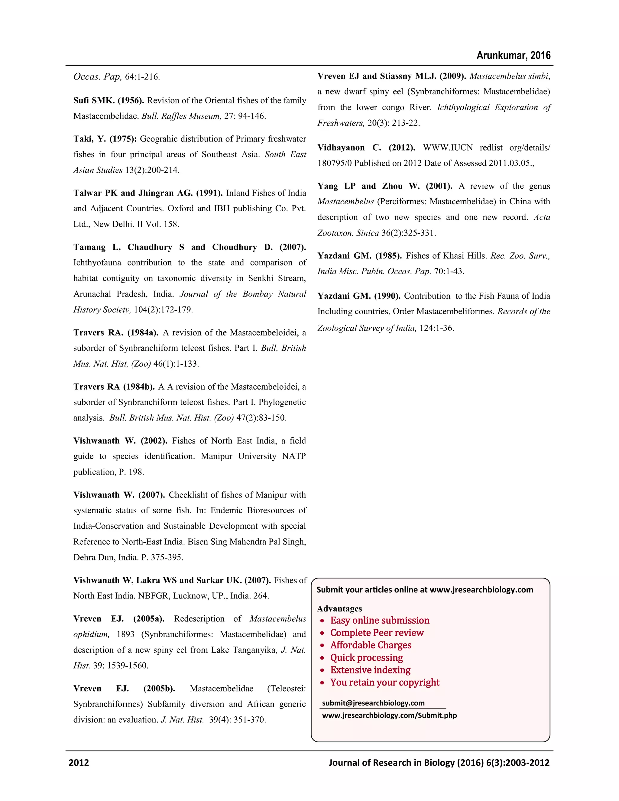 Macrognathus siangensis, a new spiny eel from Brahmaputra basin ...