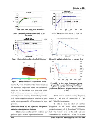 Modeling and simulation examining of the asphaltene deposition in field scales during natural ...
