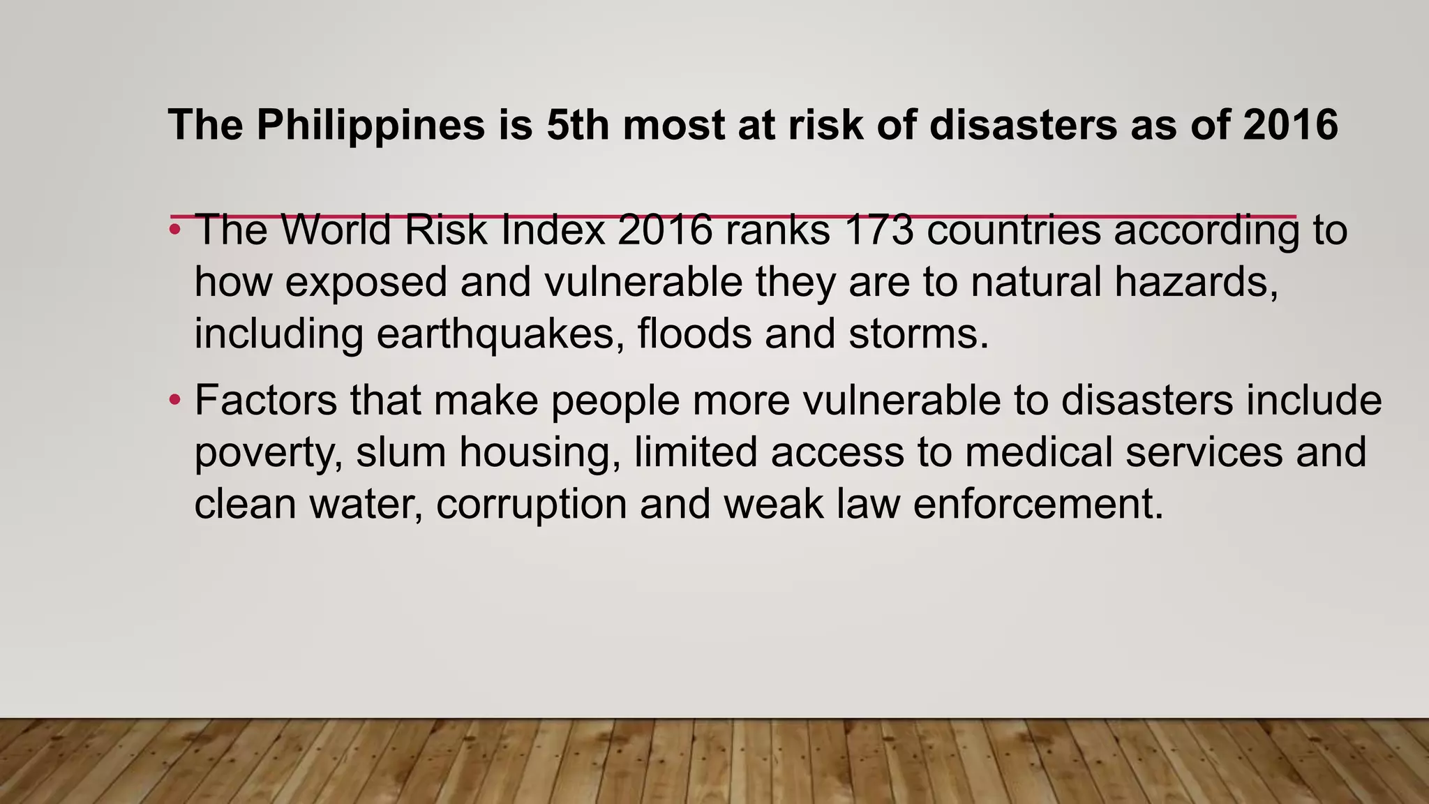 Philippine Disaster Risk Reduction and Management RA 10121 | PPTX