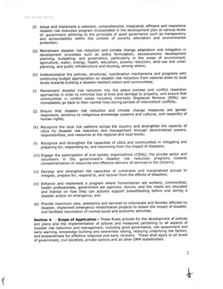 RA 10121 Implementing Rules and Regulations | PDF