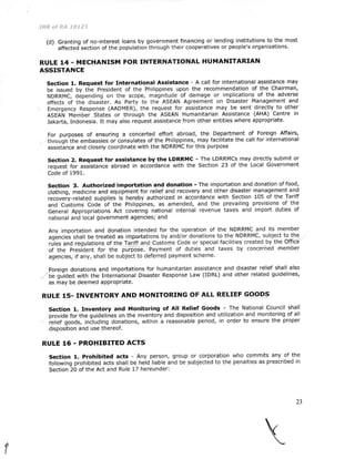 RA 10121 Implementing Rules and Regulations | PDF