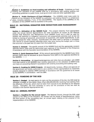 RA 10121 Implementing Rules and Regulations | PDF