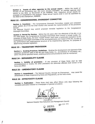 RA 10121 Implementing Rules and Regulations | PDF