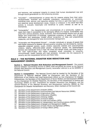 RA 10121 Implementing Rules and Regulations | PDF