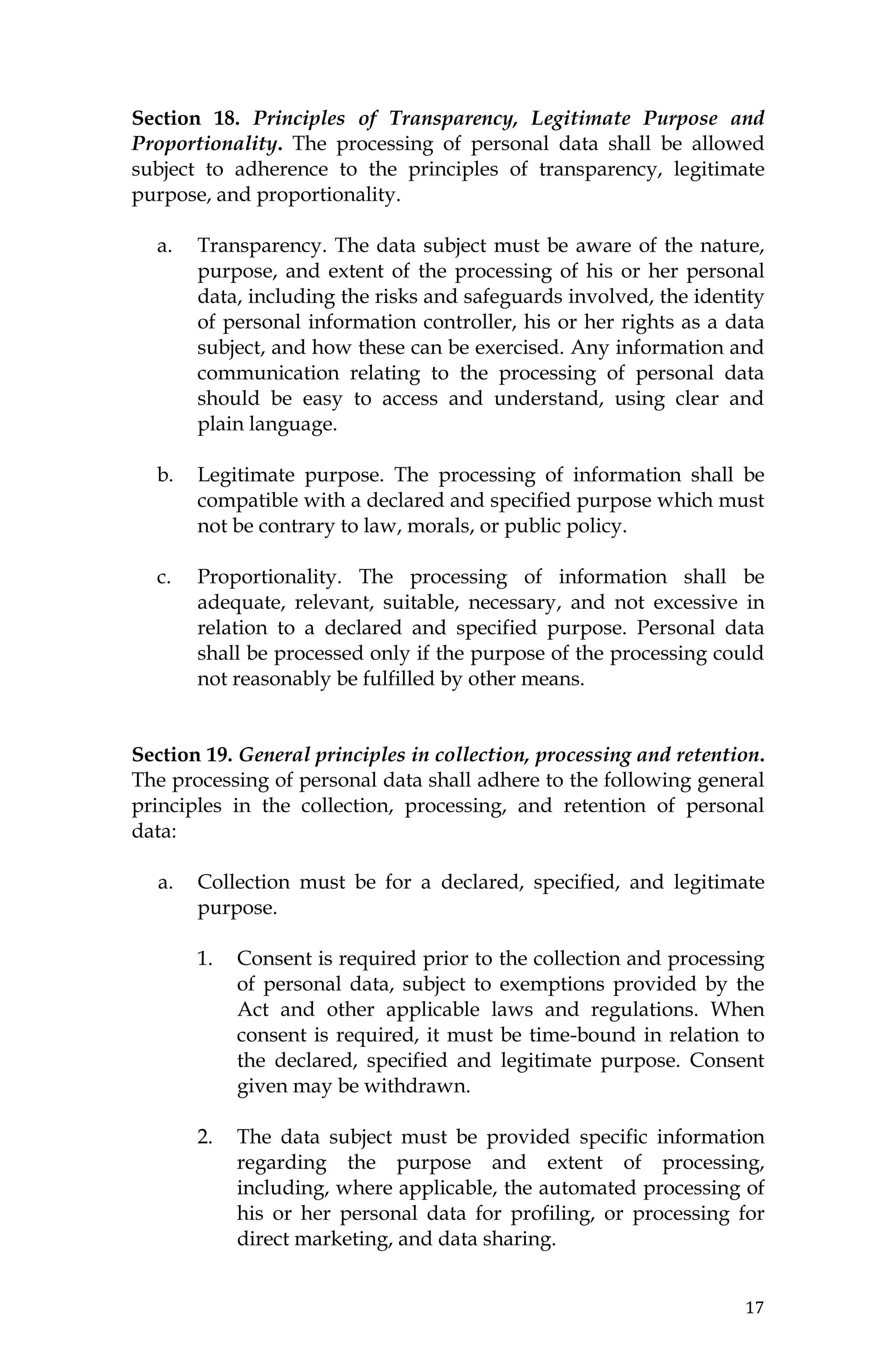Philippine Data Privacy Act of 2012 (RA 10173) | PDF
