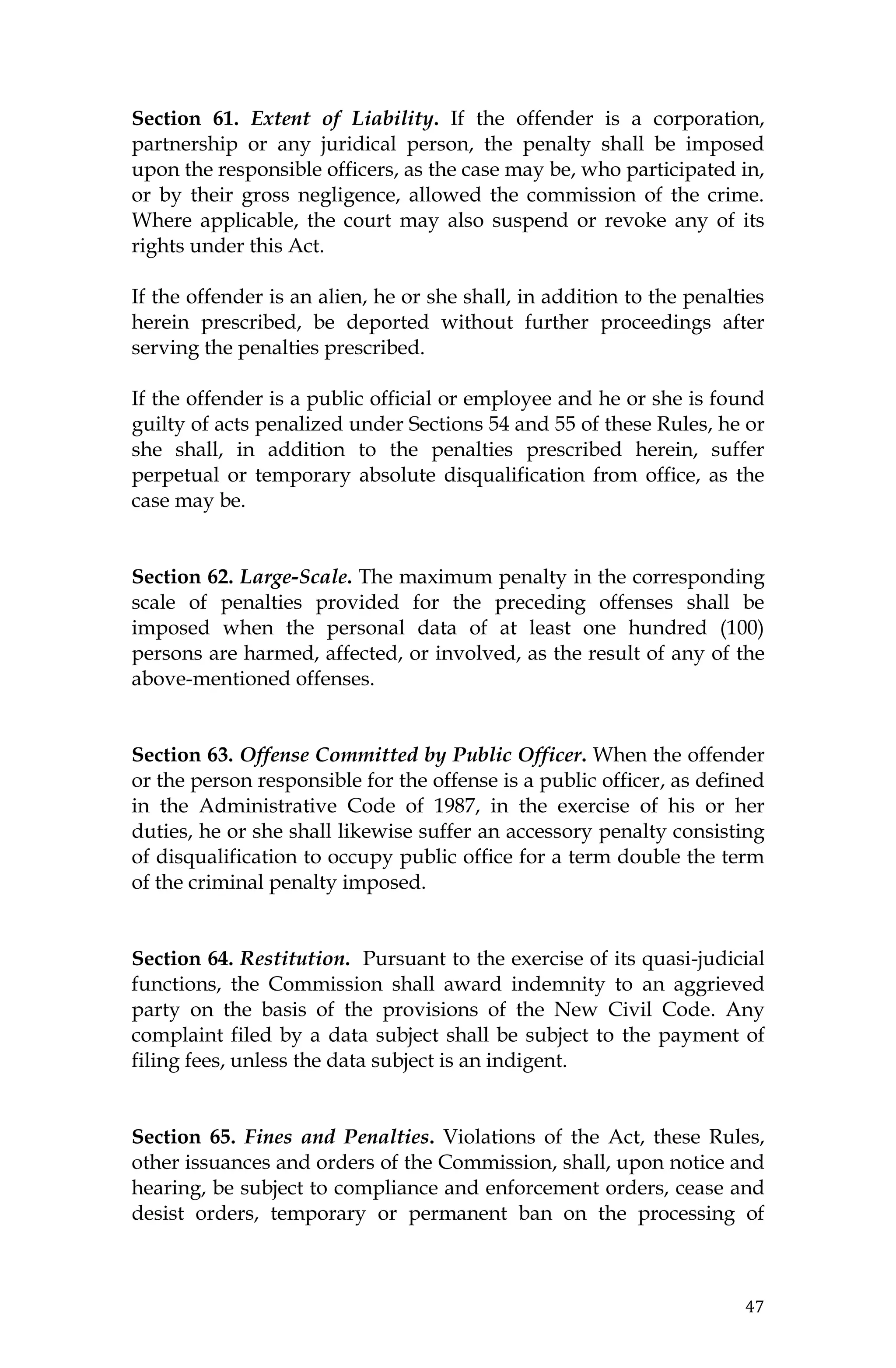 Philippine Data Privacy Act of 2012 (RA 10173) | PDF