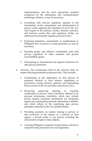 Philippine Data Privacy Act of 2012 (RA 10173) | PDF