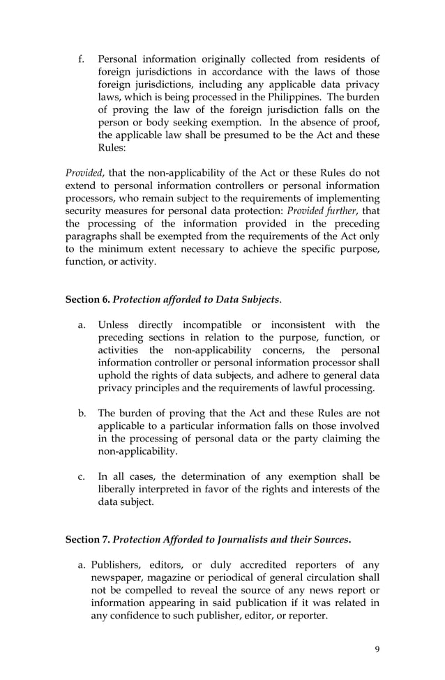 Philippine Data Privacy Act of 2012 (RA 10173) | PDF