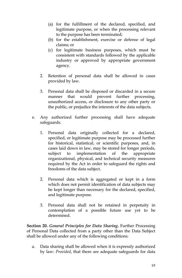 Philippine Data Privacy Act of 2012 (RA 10173) | PDF