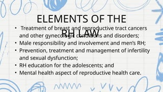 Republic Act 10354 esponsible Parenthood and Reproductive Health Law of ...