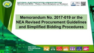 Revised Procurement Guidelines and Simplified Bidding Procedures for ...