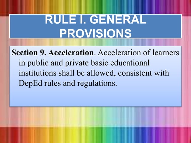 Ra 10533 The Enhance Basic Education Act of 2013 | PPTX | Daycare and ...