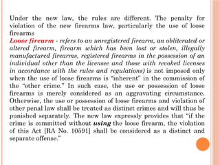 RA 10591NEW_............................. | PPTX | Arms & Ammunition ...