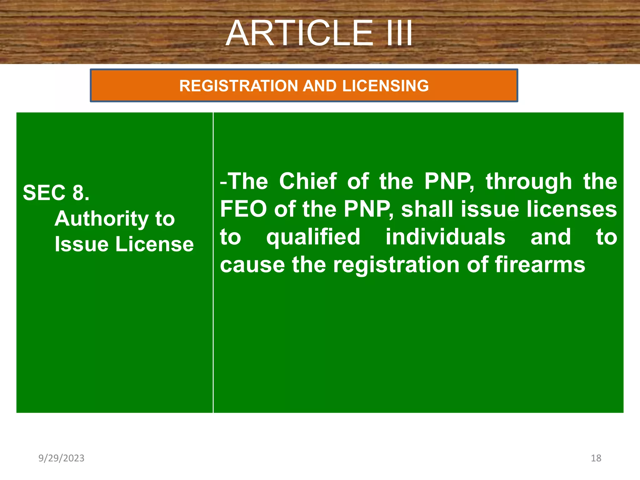RA 10591 SALIENT FEATURES.pptx