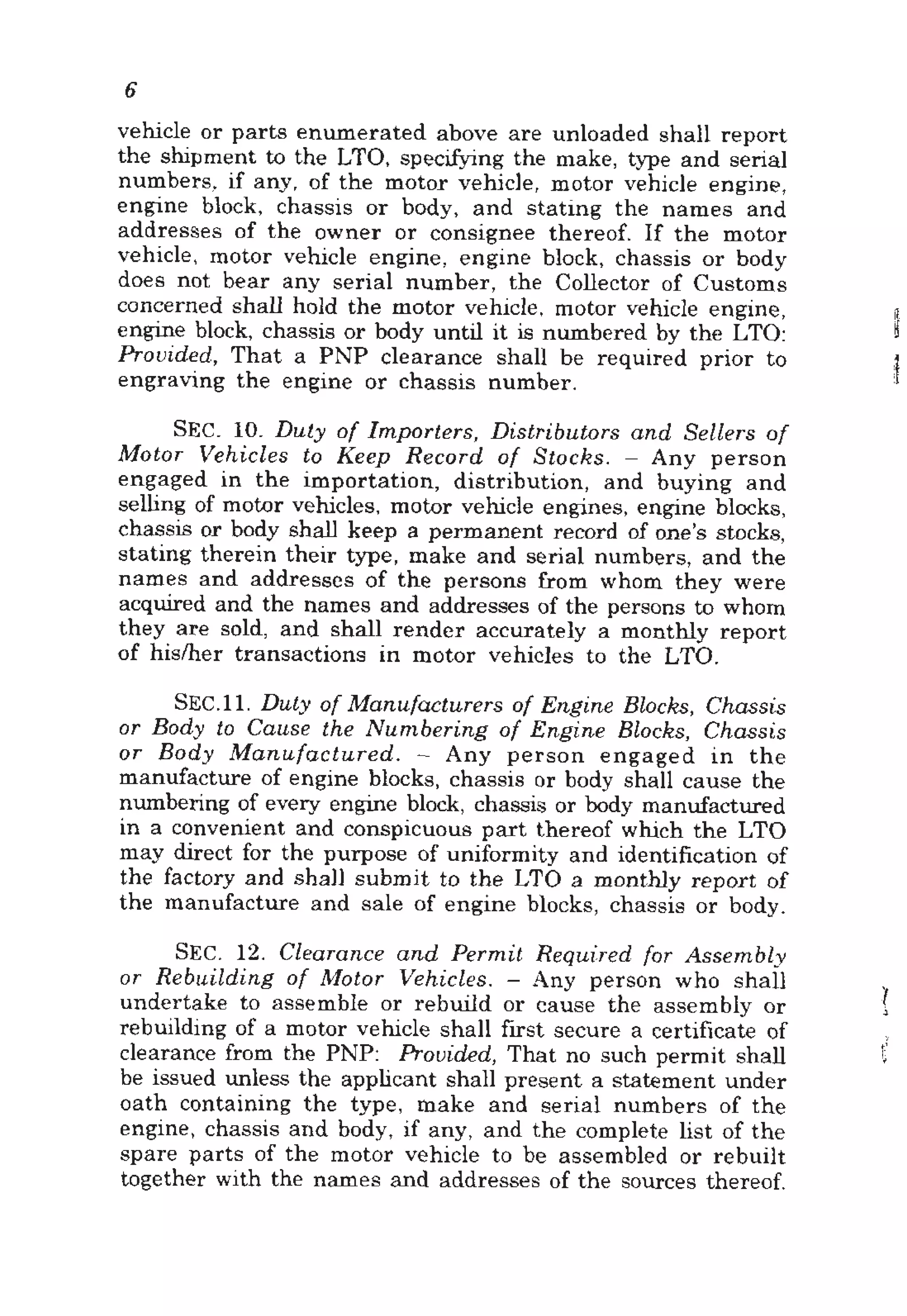 RA 10883 New Anti Carnapping Act 2016 | PDF