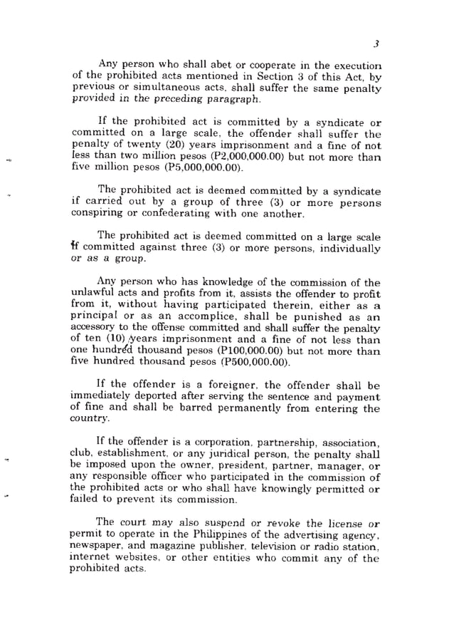 RA 10906 Anti Mail Order Spouse Act | PDF | Marriage and Civil Unions ...