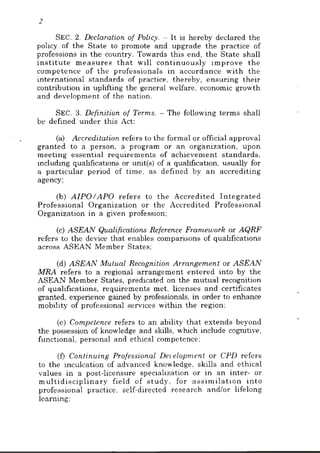 RA 10912 Continuing Professional Development Act 2016 | PDF