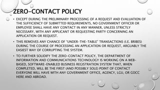 Ease of Doing Business and Efficient Government Service | PPTX