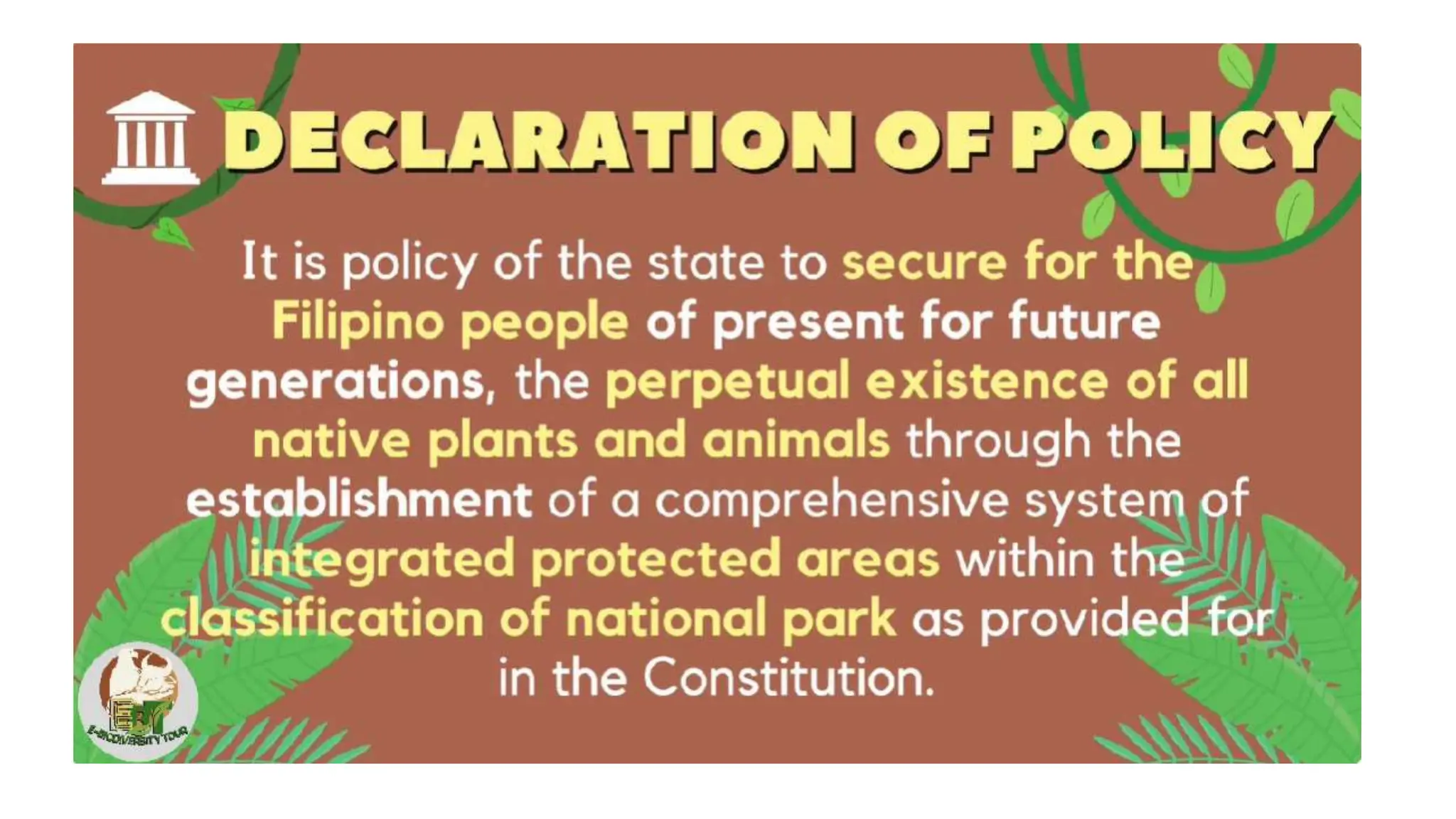 RA 11038 E-NIPAS Prohibited Acts of 2018 | PPTX