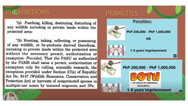 RA 11038 E-NIPAS Prohibited Acts of 2018 | PPTX