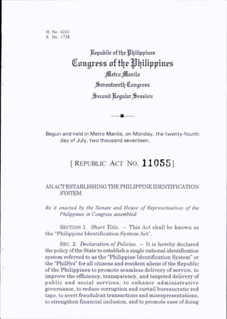Ra 11055 | PDF