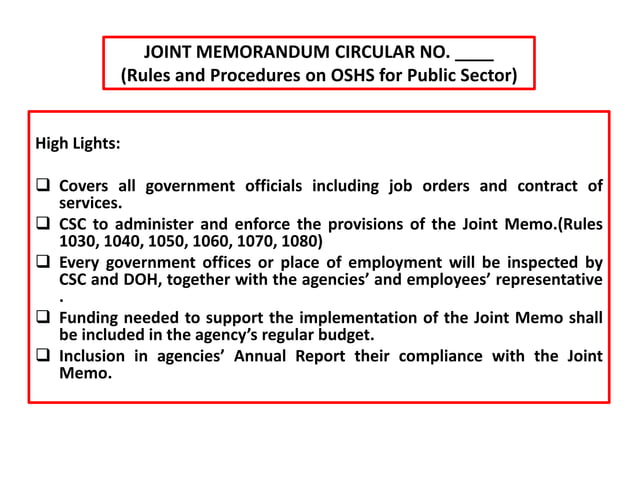 RA 11058 IRR-REPESOM.pptx | Law