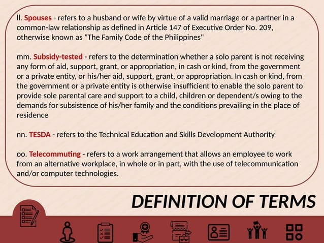 RA11861- Expanded Solo Parents' Welfare Act.pptx | Adoption and ...