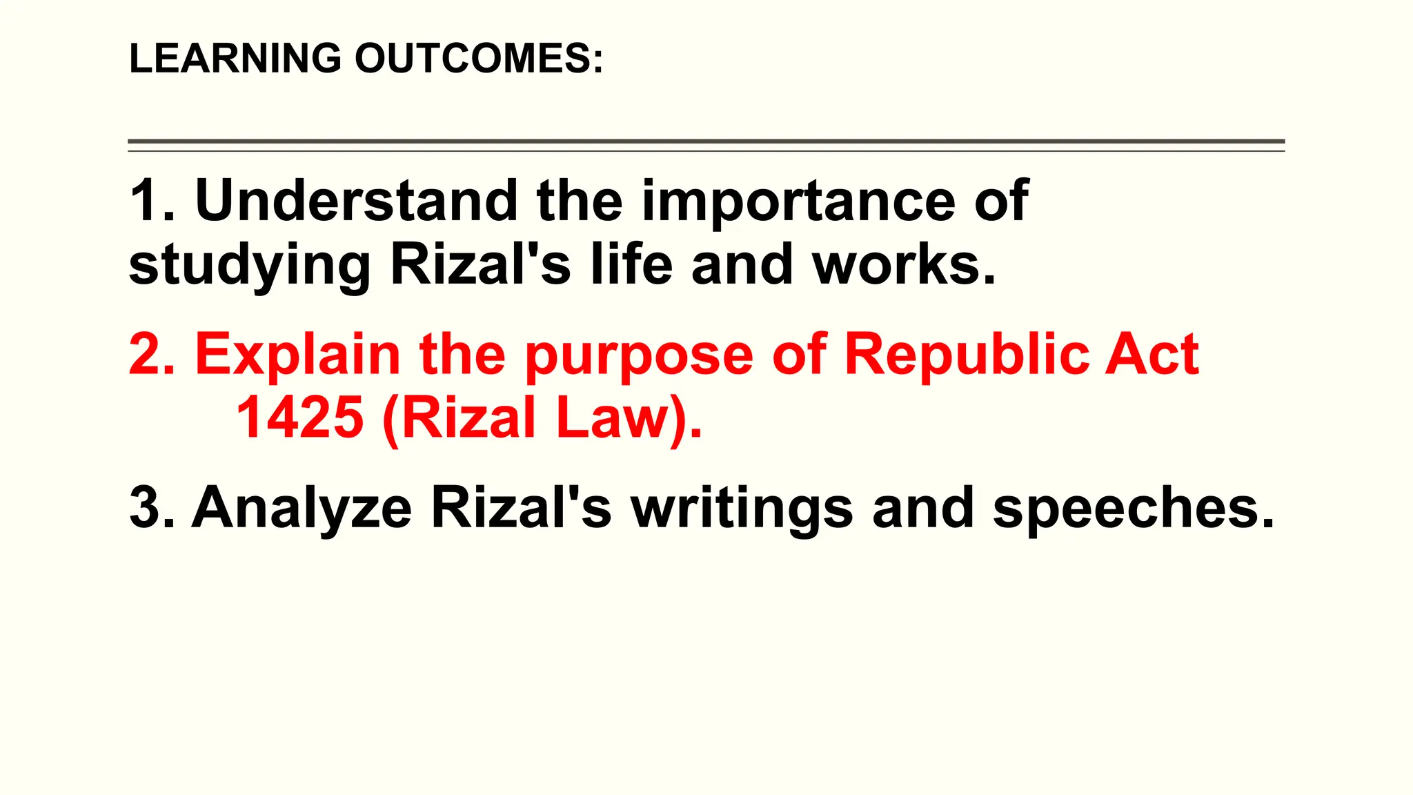 RA 1425 - TIMELINE OF REPUBLIC ACT 1425 (RIZAL LAW).pptx