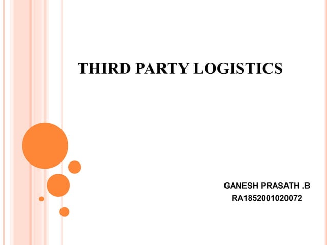 Third Party Logistics | PPT