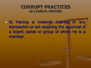 RA 3019 anti graft and corrupt practices act | PPTX