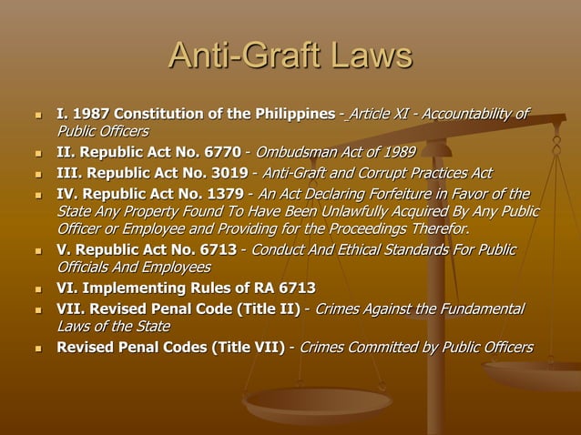 RA 3019 anti graft and corrupt practices act | PPTX | Personal Taxes ...