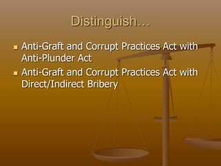 RA 3019 anti graft and corrupt practices act | PPTX