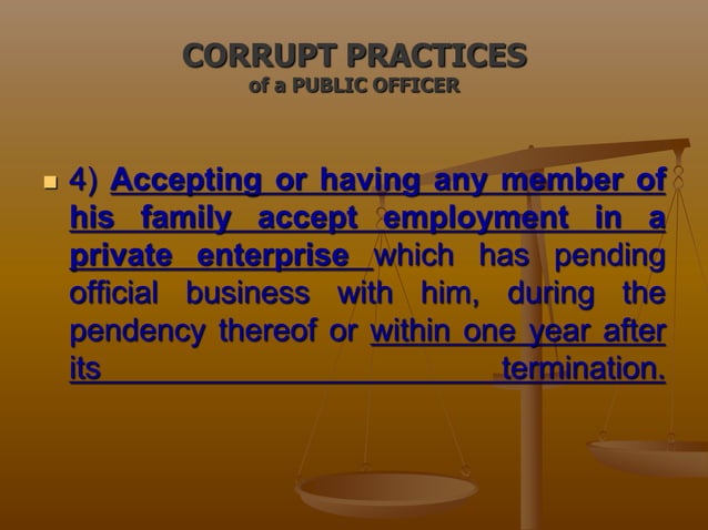 RA 3019 anti graft and corrupt practices act | PPTX | Personal Taxes ...