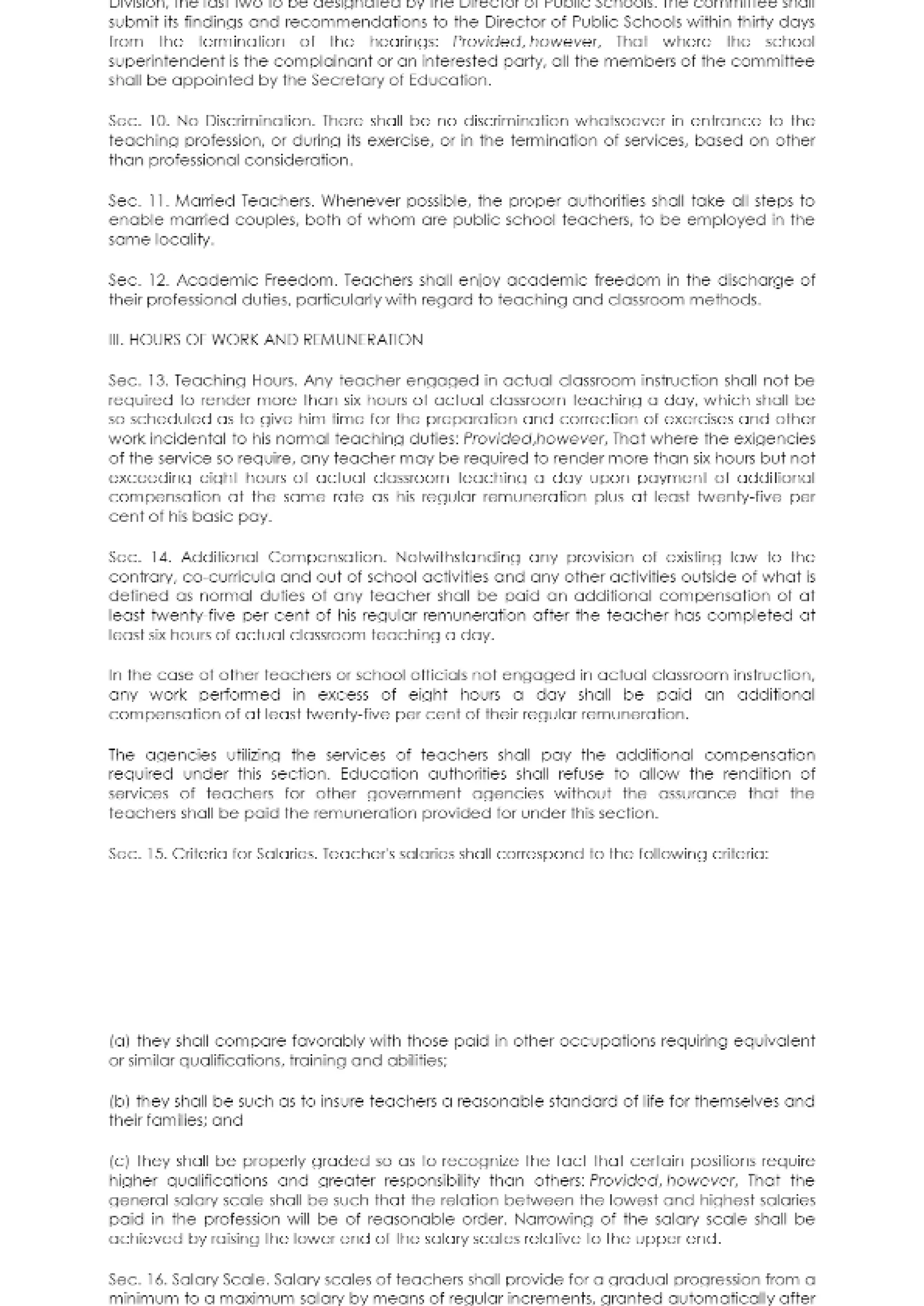 Ra 4670 magna carta for teachers | PDF