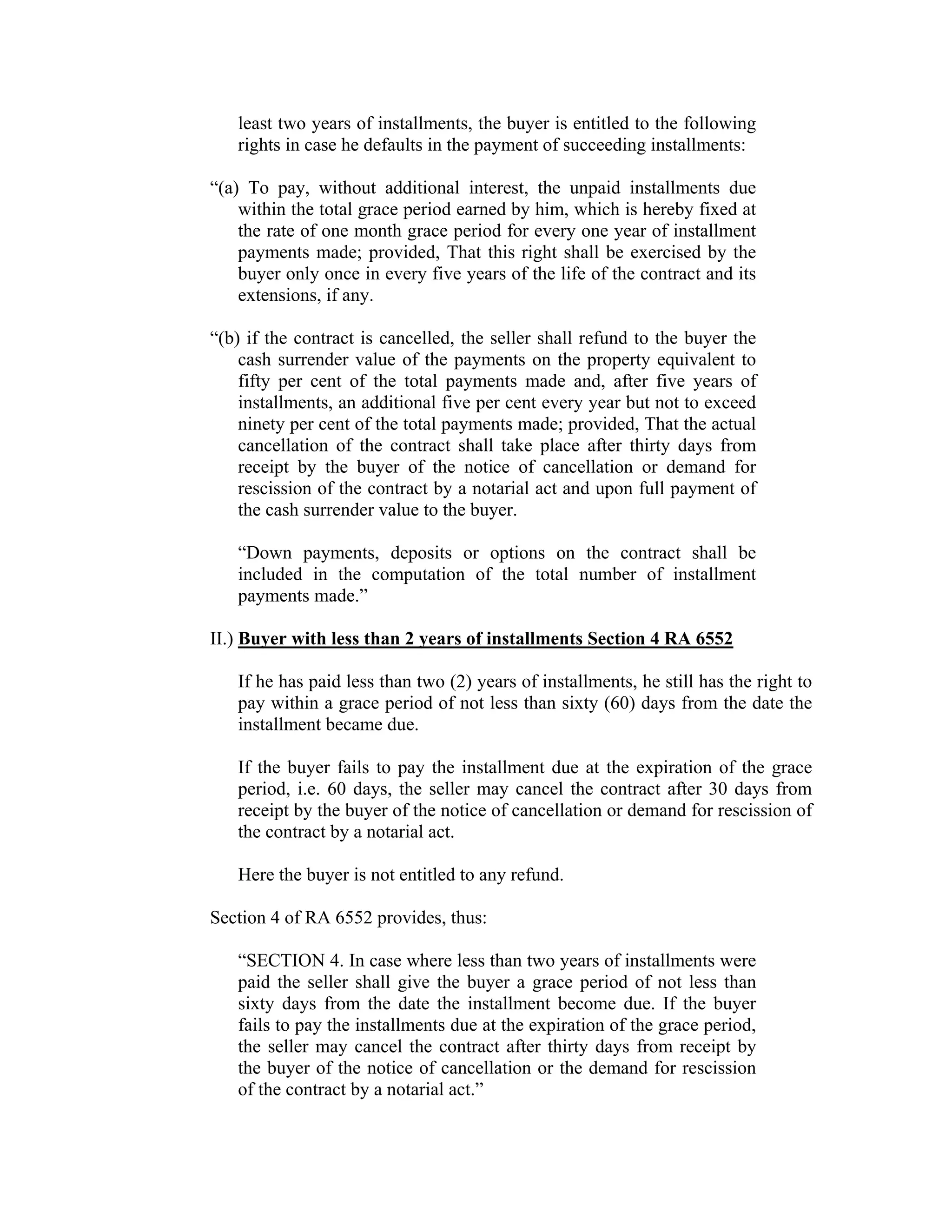 Ra 6552 maceda_law_realty_installment_buyer_act | PDF