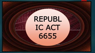 Ra 6655 | PPT