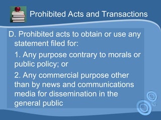 Code of Ethics in the Philippines RA 6713 | PPT