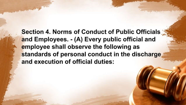 RA 6713 | PPTX | Law