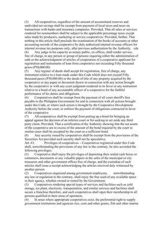 Ra 6938 org. and reg,. of coop. | PDF