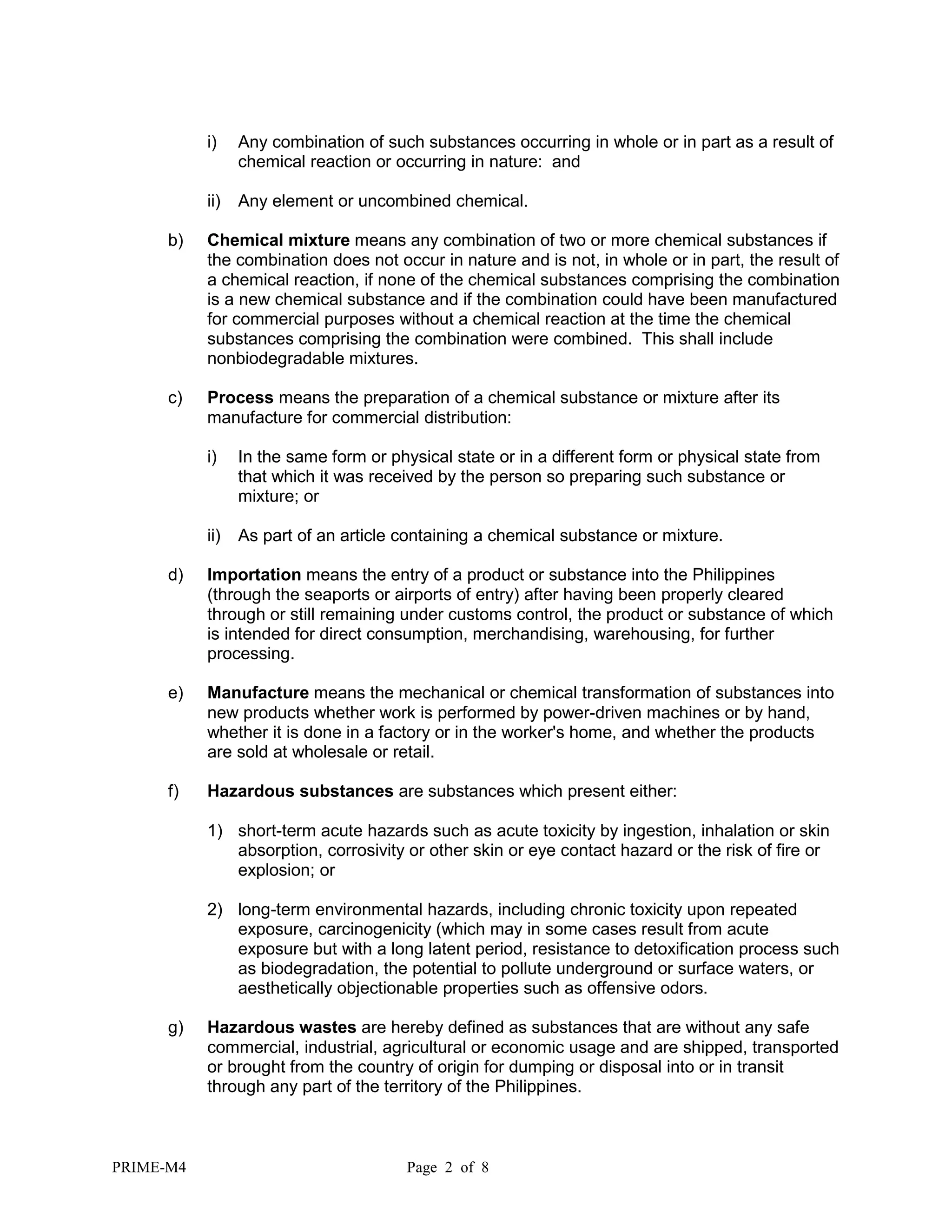 Environmental Laws RA 6969 | PDF