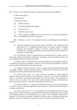 RA 7586 NIPAS Law of 1992 NATIONAL INTEGRATED PROTECTED AREAS SYSTEM.pdf