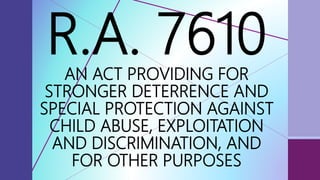 R.A. 7610 | PPTX