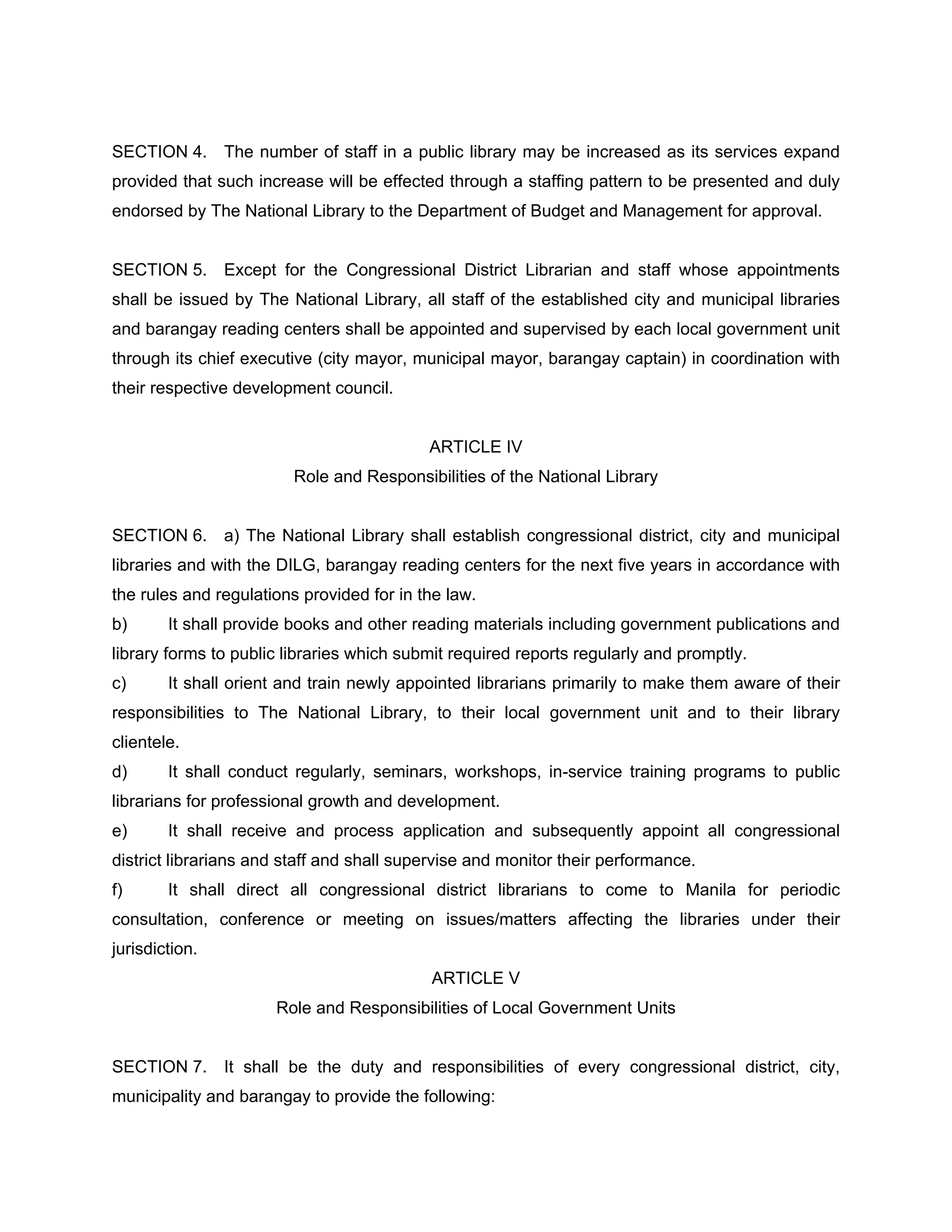 Republic Act No, 7743 and IRR: Philippine Library Law | PDF