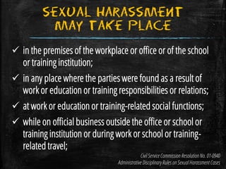RA 7877 Sexual Harassment Act | PDF