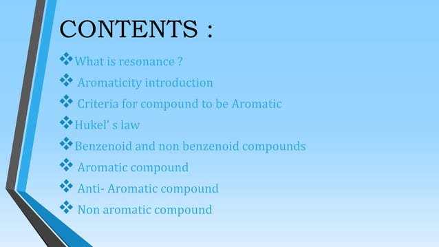 Aromaticity | PPTX | Chemistry | Science