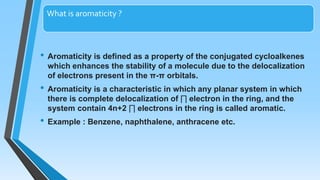 Aromaticity | PPTX