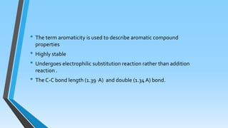 Aromaticity | PPTX