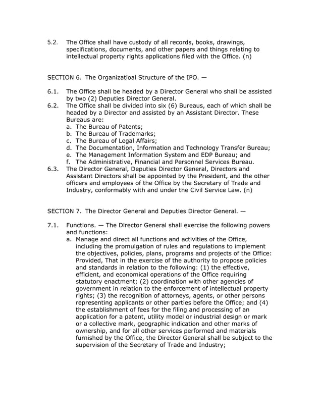 Ra 8293 ip code of the philippines | PDF
